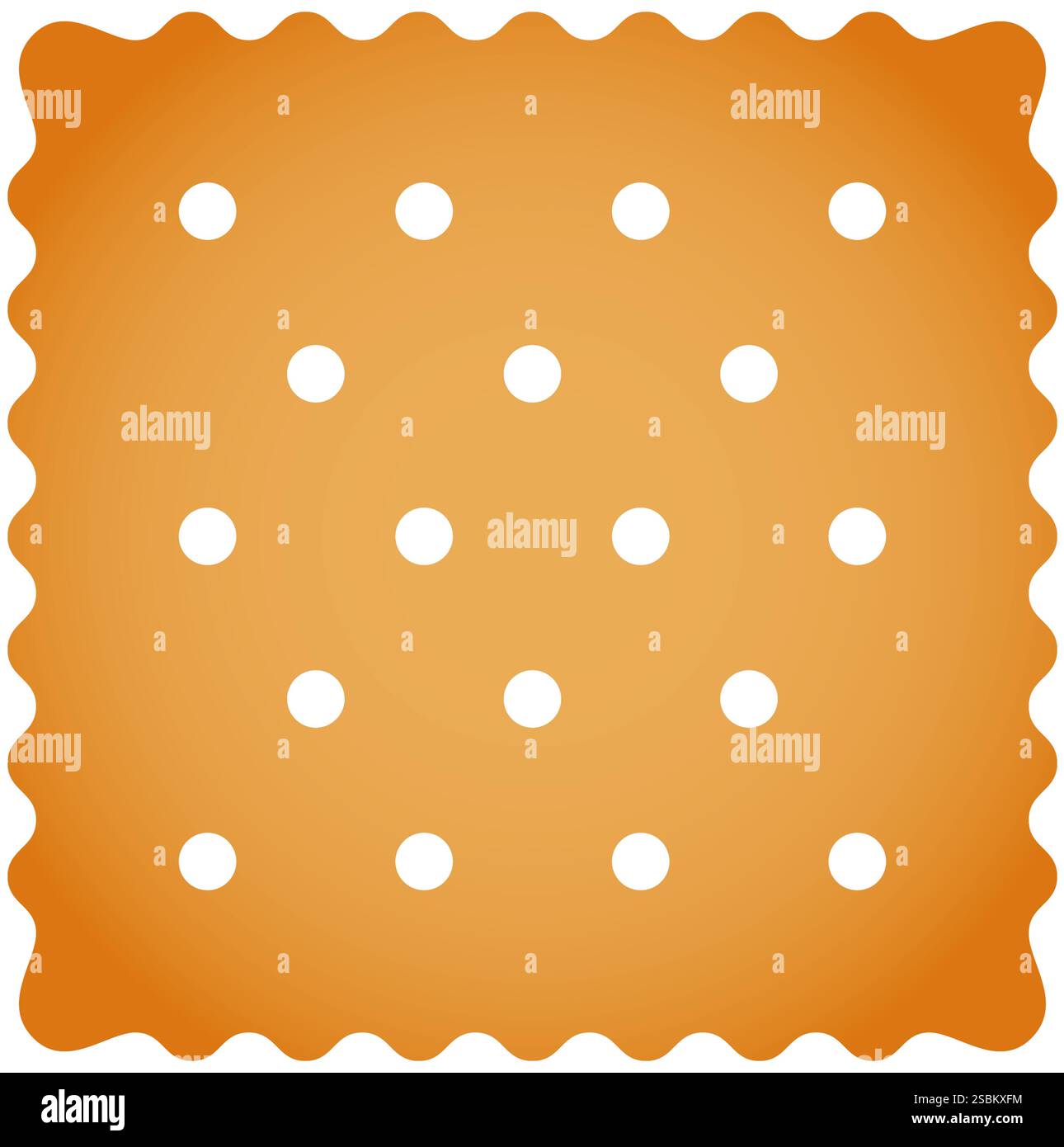 Square cracker. Sweet or salty biscuit cookie. Popular crunchy snack ...