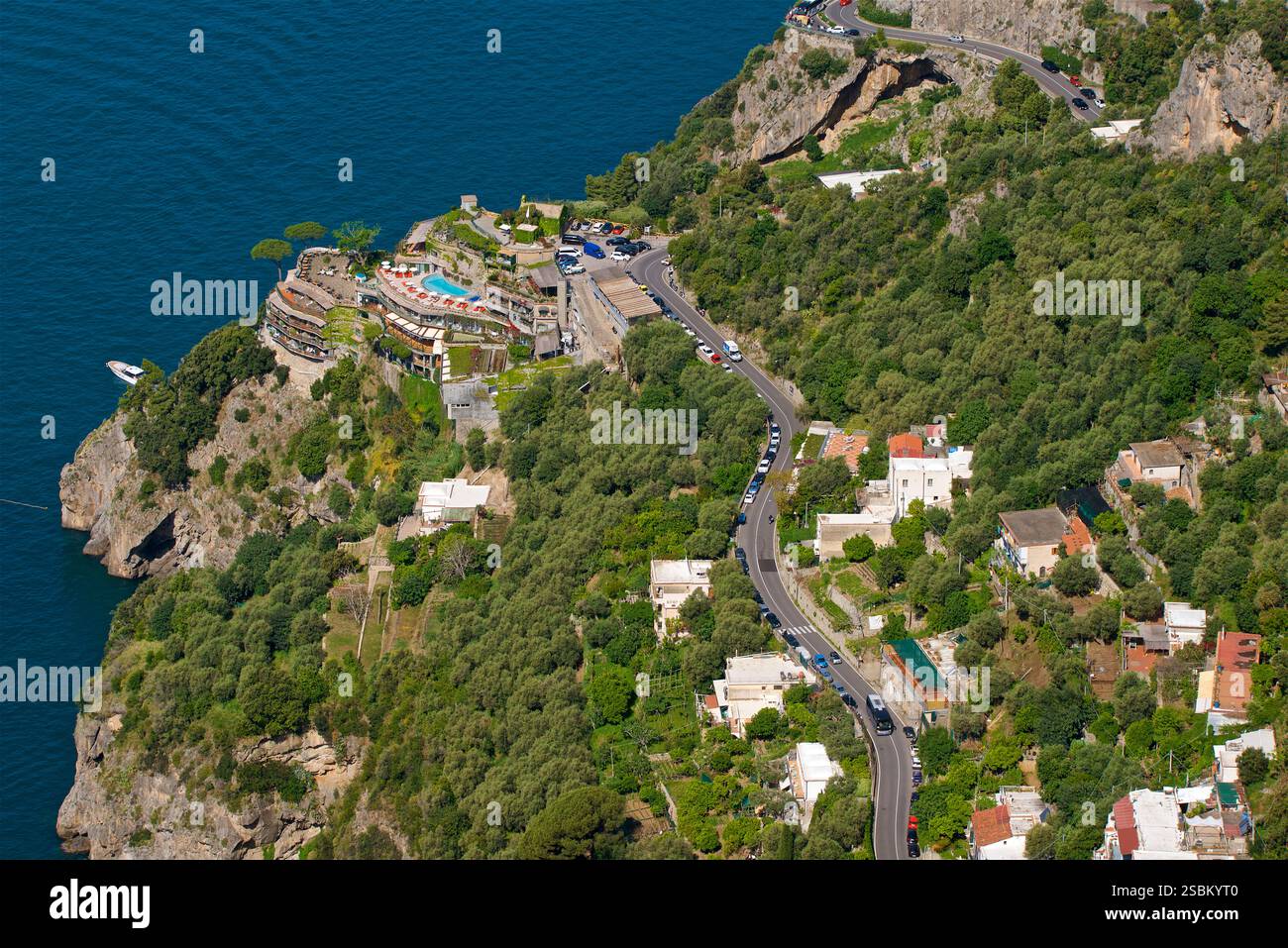 Hiking the Amalfi Coast. The approach to Positano from the Walk of the ...