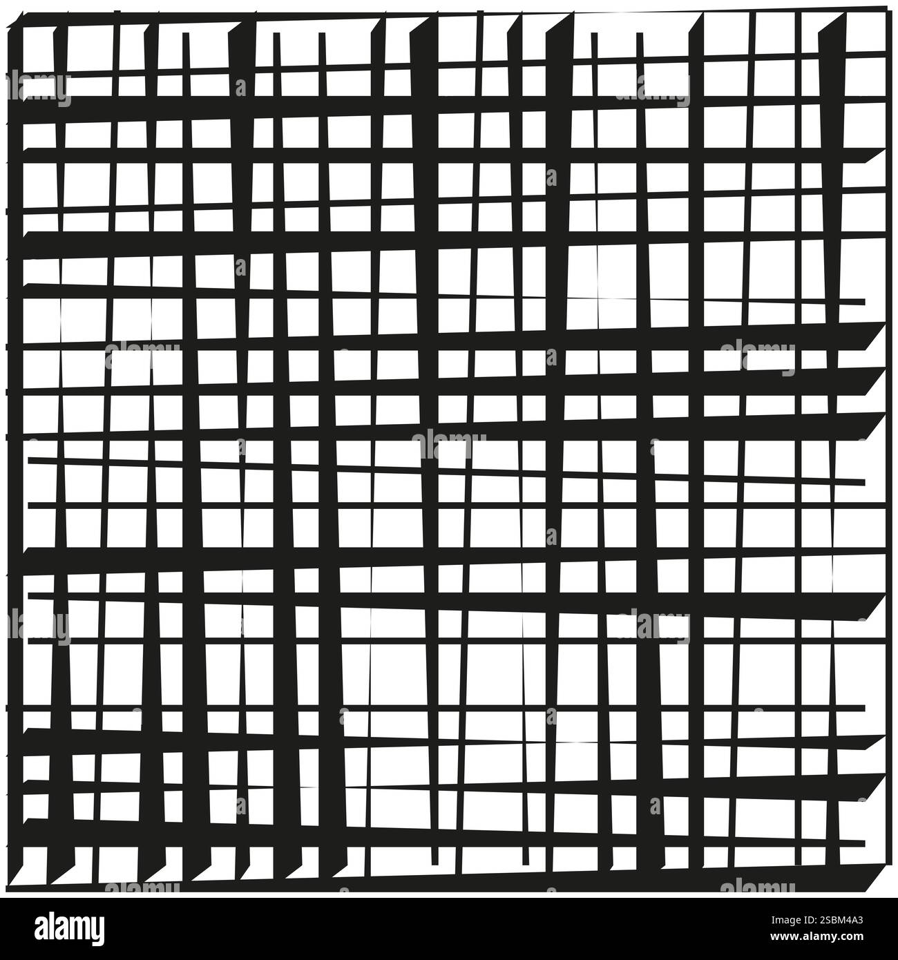 Bold black lines intersecting hi-res stock photography and images - Alamy