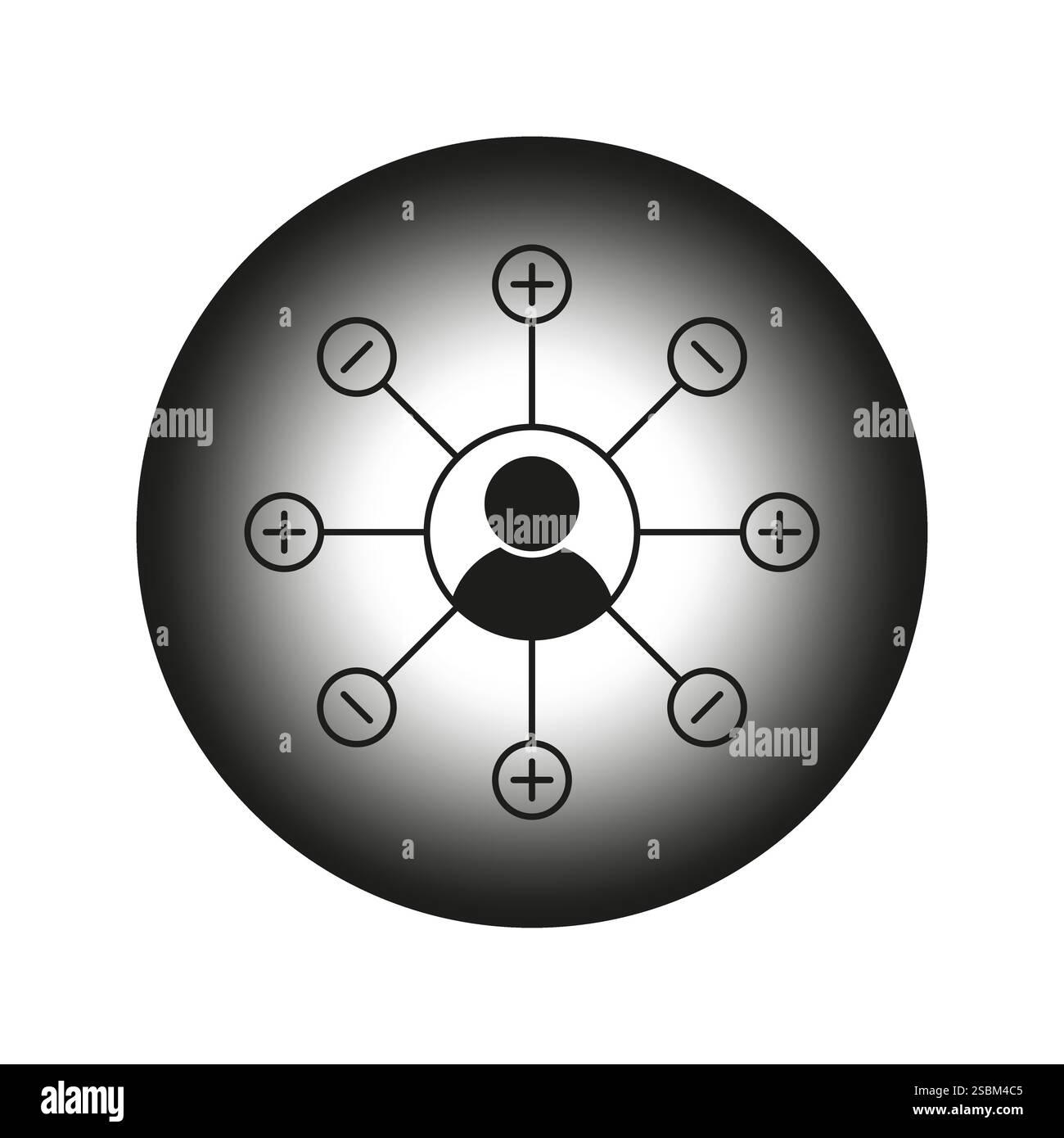 Social Network Icon User Interaction Symbol Connection Structure