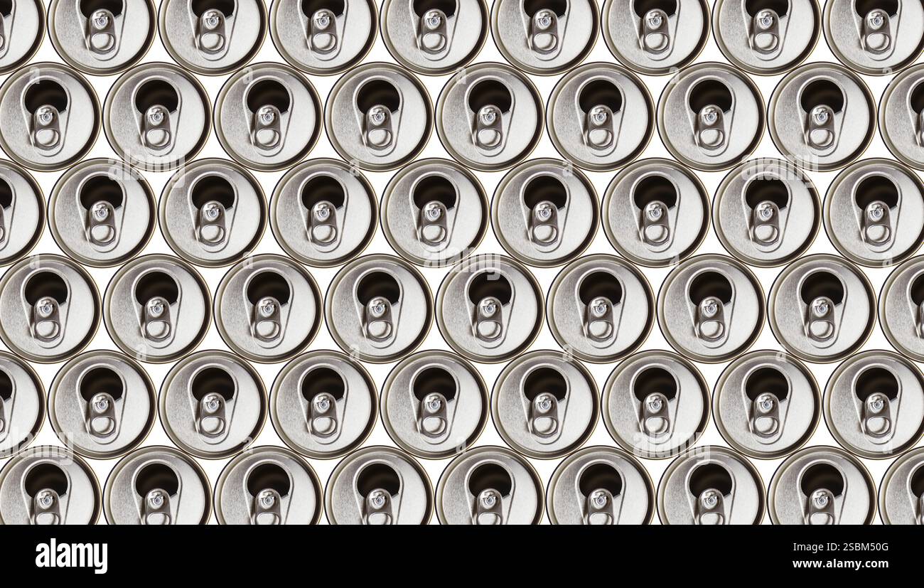 metal beer cans isolated on white background Stock Photo - Alamy