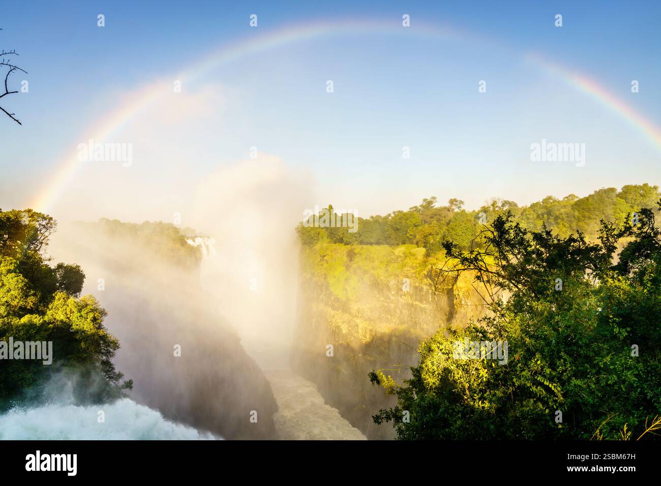 Victoria falls trees africa hi-res stock photography and images - Alamy
