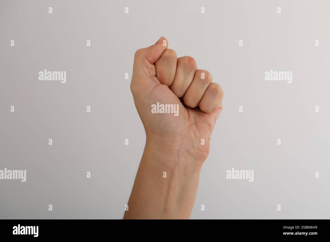 Woman with visible hand veins on light grey background, closeup Stock Photo - Alamy