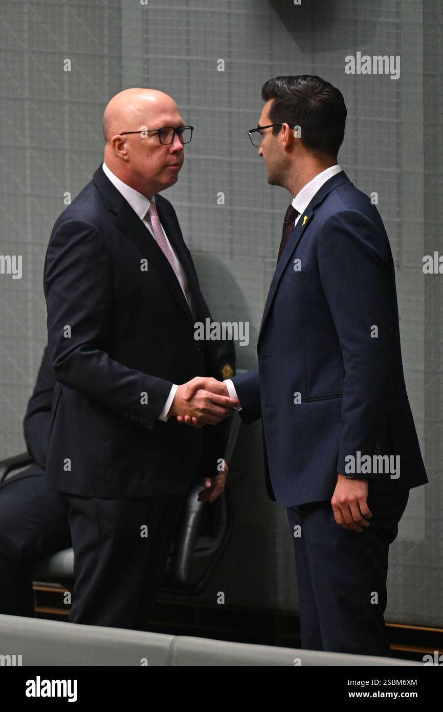 Canberra, Australia. 04th Feb, 2025. Australian Opposition Leader Peter ...
