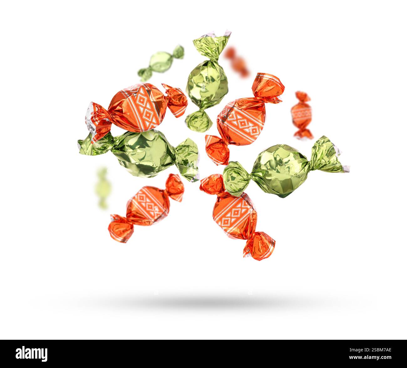 Flying chocolate wrapper Cut Out Stock Images & Pictures - Alamy