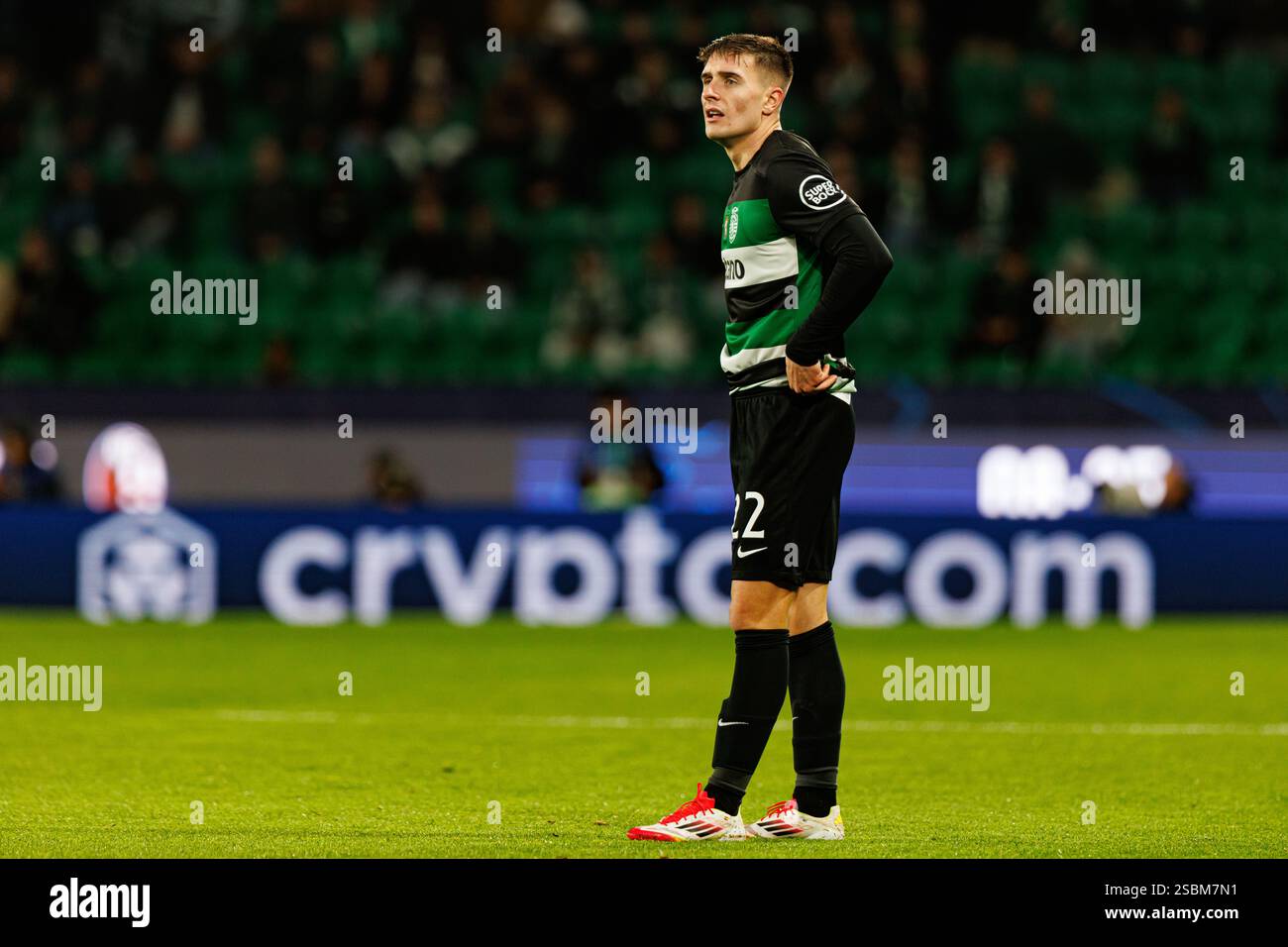 Ivan Fresneda seen during UEFA Champions League game between teams of ...