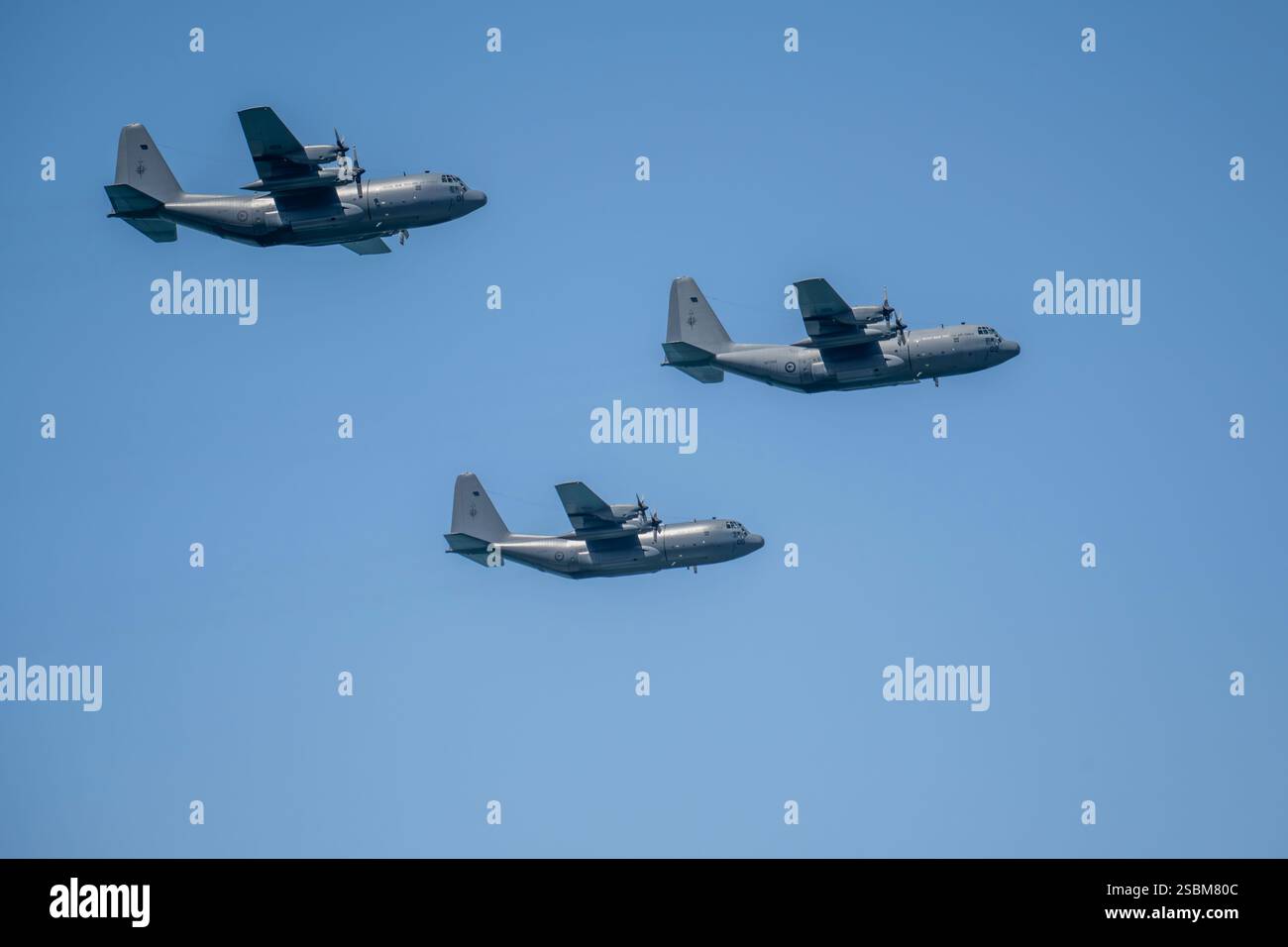 Hercules C130 H in farewell flypast - Wellington , New Zealand Stock ...