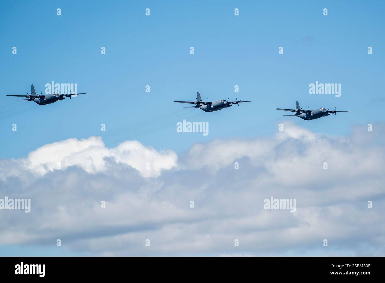 Hercules C130H farewell flypast - Wellington New Zealand Stock Photo ...