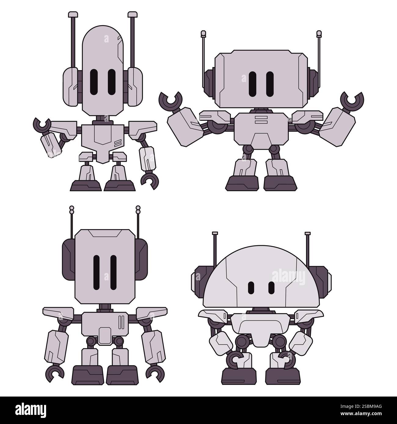 Robot machinery technology futuristic innovation character robotic artificial intelligent cyborg ...