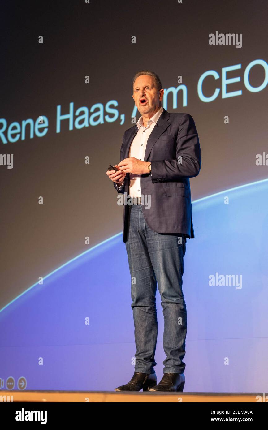 Arm CEO Rene Haas attends a marketing event "Transforming corporate ...