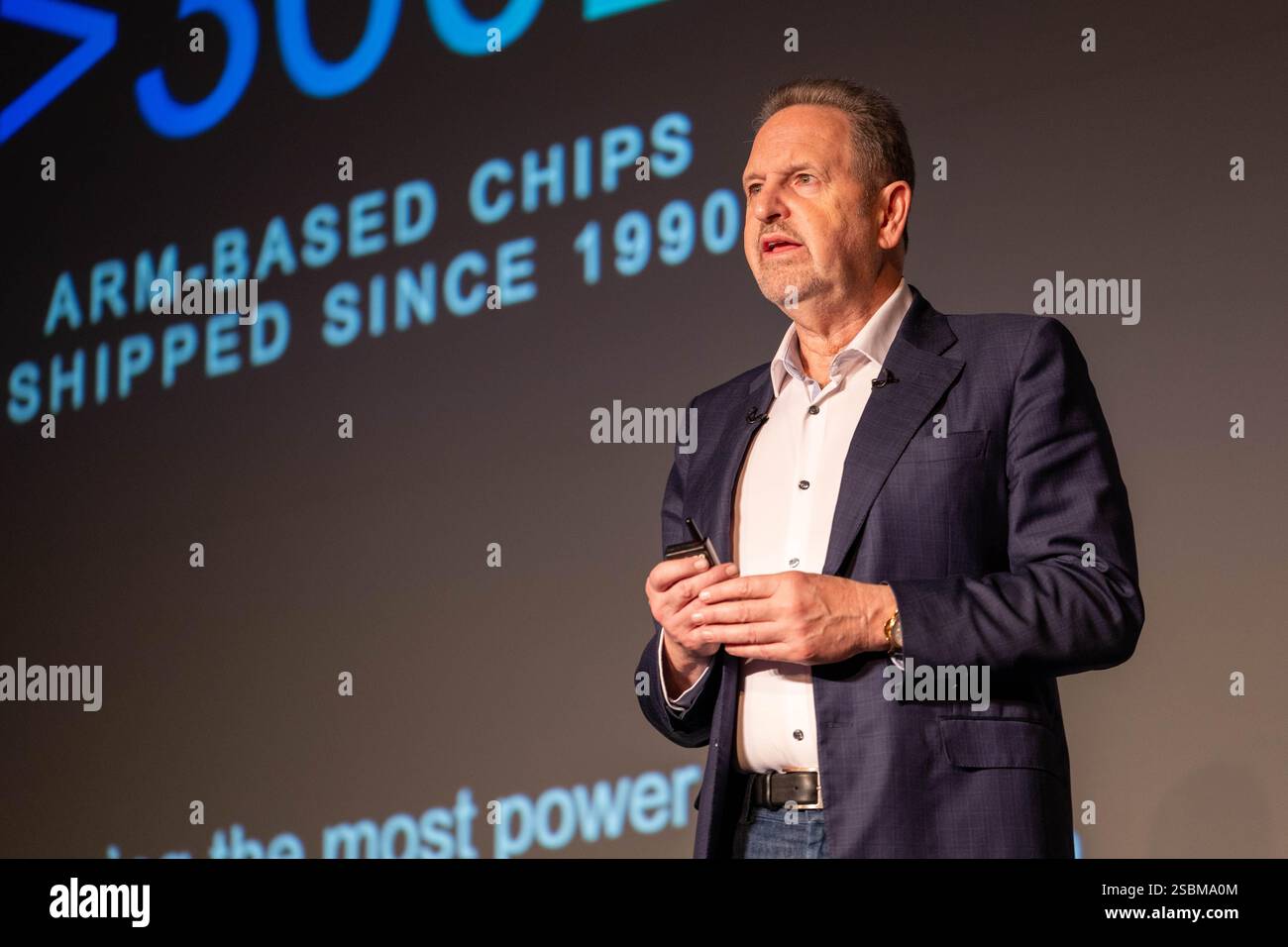 Arm CEO Rene Haas attends a marketing event "Transforming corporate ...