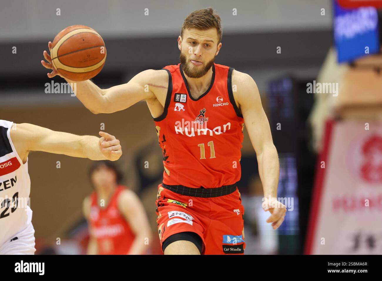 Ryan Luther (Evessa), FEBRUARY 2, 2025 - Basketball : 2024-25 B.LEAGUE B1 game between Osaka ...