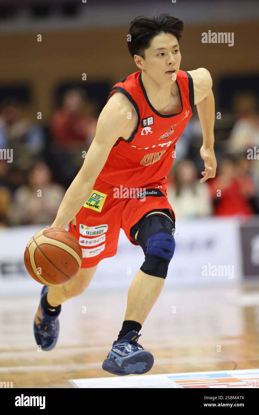 Ookini Arena Maishima, Osaka, Japan. 2nd Feb, 2025. Hayato Maki (Evessa ...