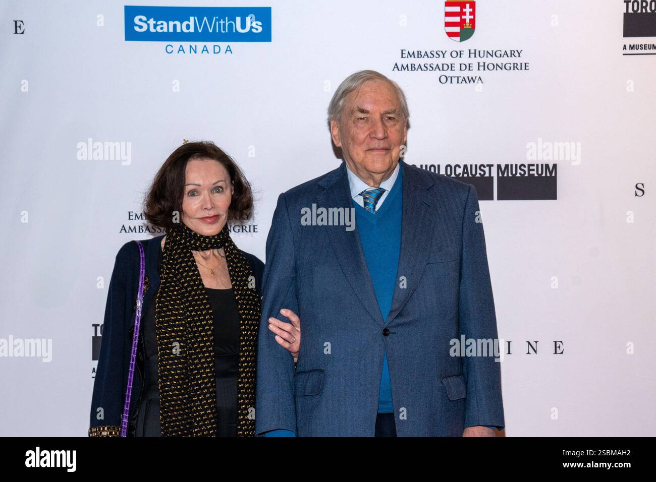 Toronto, Canada. 02nd Feb, 2025. (L to R) Barbara Amiel Black and ...