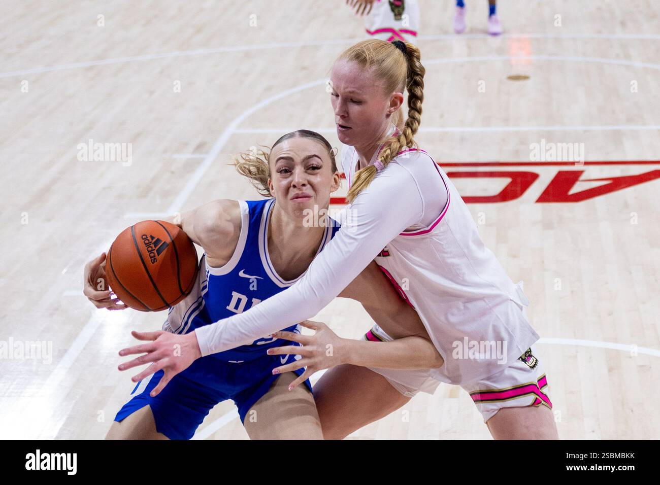 Raleigh, NC, USA. 3rd Feb, 2025. Duke forward Toby Fournier (35) drives ...