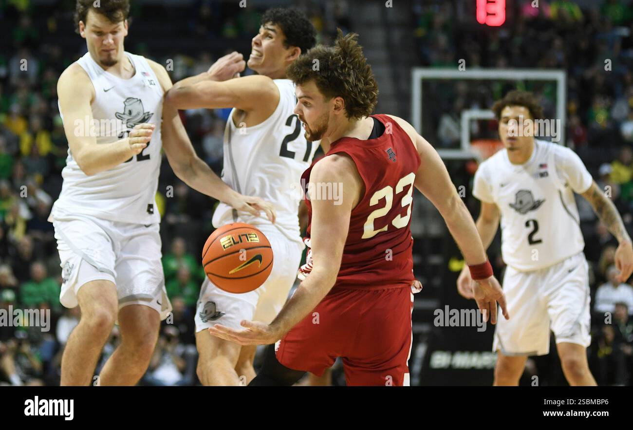 Nebraska forward Andrew Morgan (23) attempts to grab a loose ball in ...