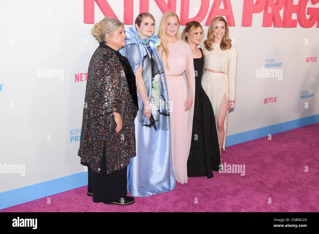 New York, USA. 03rd Feb, 2025. (L-R) Urzila Carlson, Jillian Bell, Amy ...