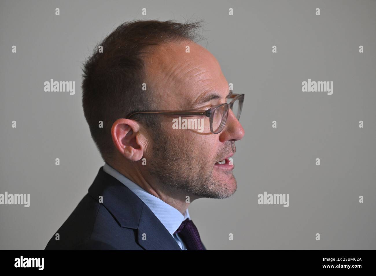 Canberra, Australia. 04th Feb, 2025. Greens leader Adam Bandt at a ...