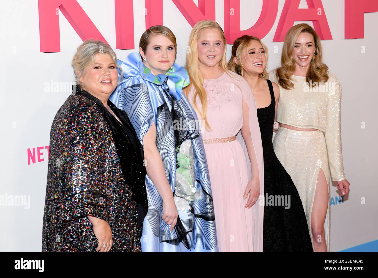(L-R) Urzila Carlson, Jillian Bell, Amy Schumer, Maria Braz and Brianne ...