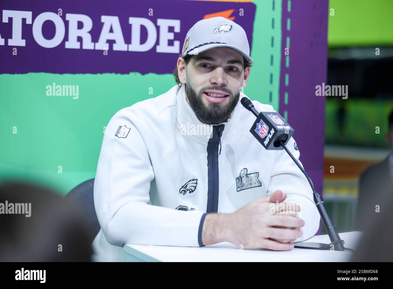 New Orleans, United States. 03rd Feb, 2025. Philadelphia Eagles tight ...