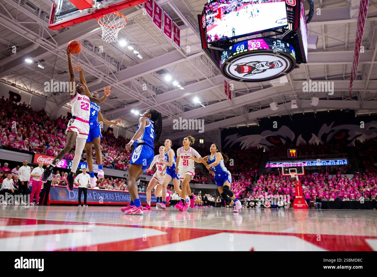 Raleigh, NC, USA. 3rd Feb, 2025. NC State guard Saniya Rivers (22 ...