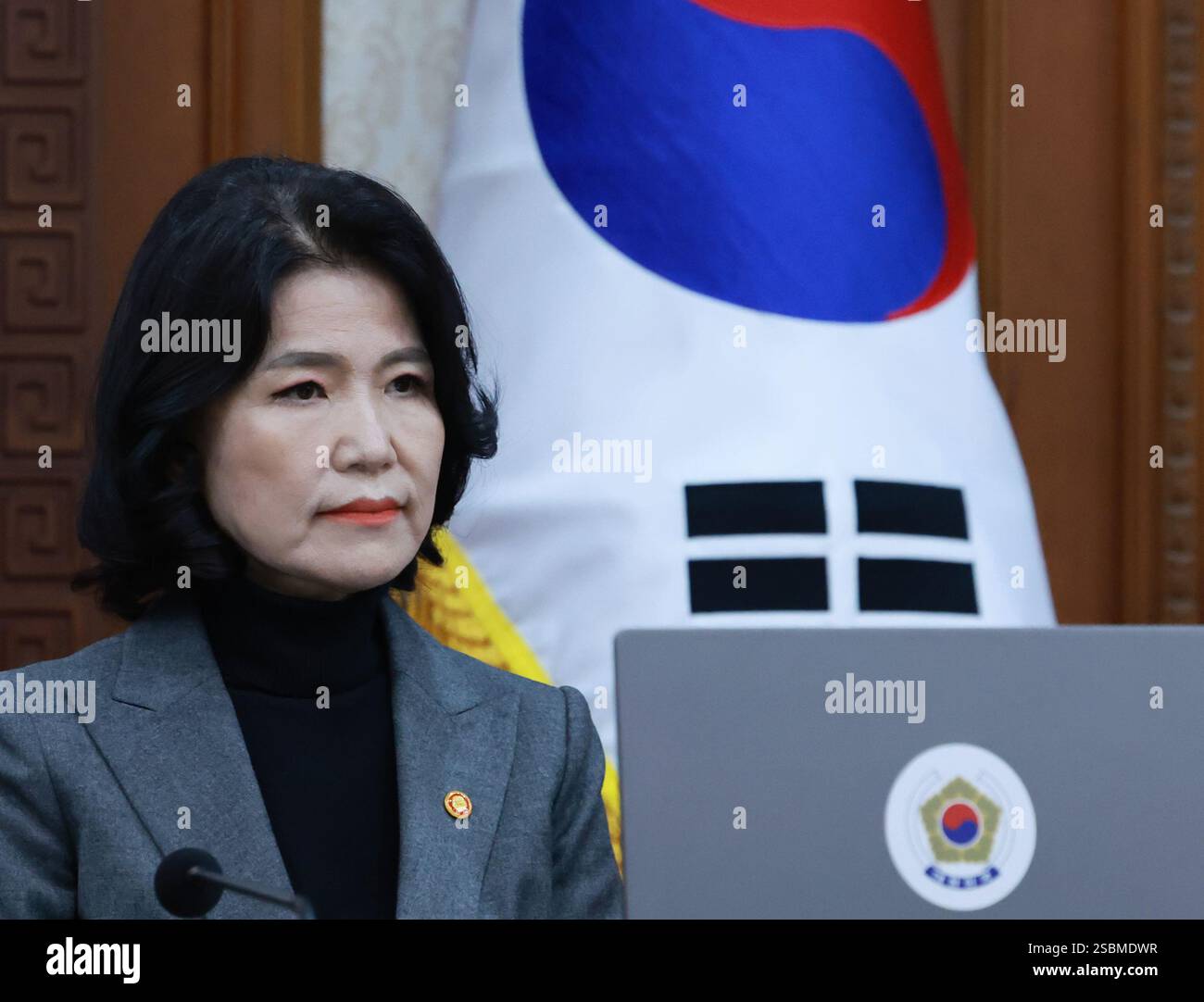 04th Feb, 2025. Broadcast watchdog chief at Cabinet meeting Lee Jin ...