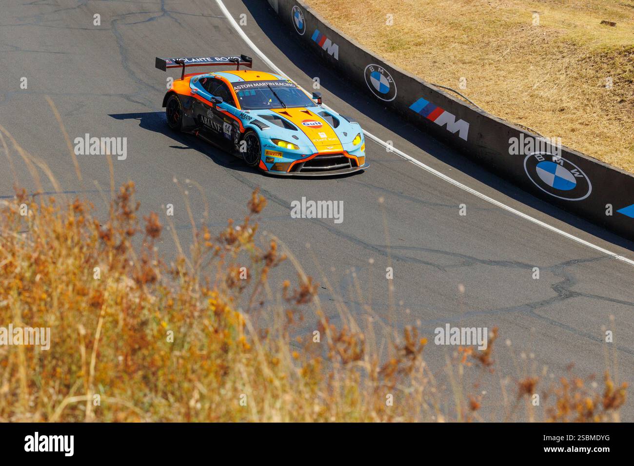 The #14 Volante Rosso Motorsport Aston Martin Vantage GT3 driven by ...