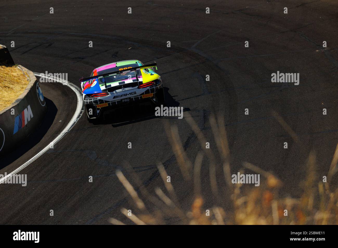 The #888 Mercedes-AMG Team GMR Mercedes-AMG GT3 driven by Maro Engel ...