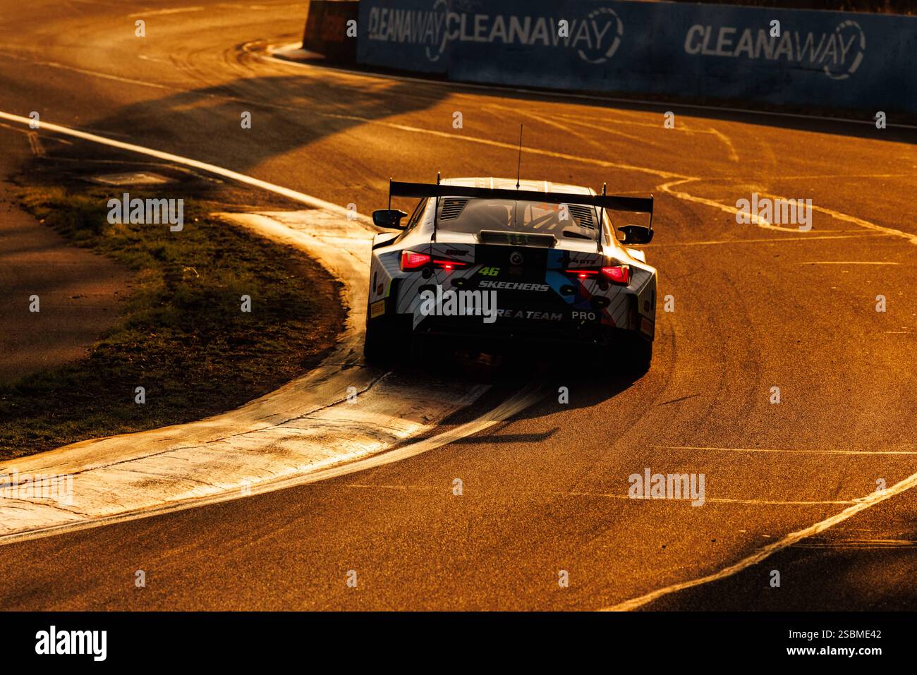 Bathurst, Australia. 02nd Feb, 2025. The #46 Team WRT BMW M4 GT3 driven by Valentino Rossi ...