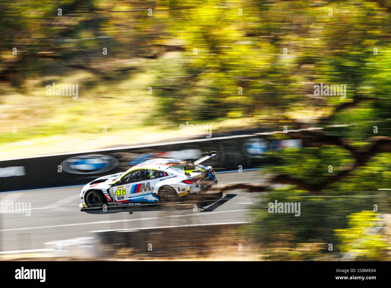 Bathurst, Australia. 02nd Feb, 2025. The #46 Team WRT BMW M4 GT3 driven by Valentino Rossi ...