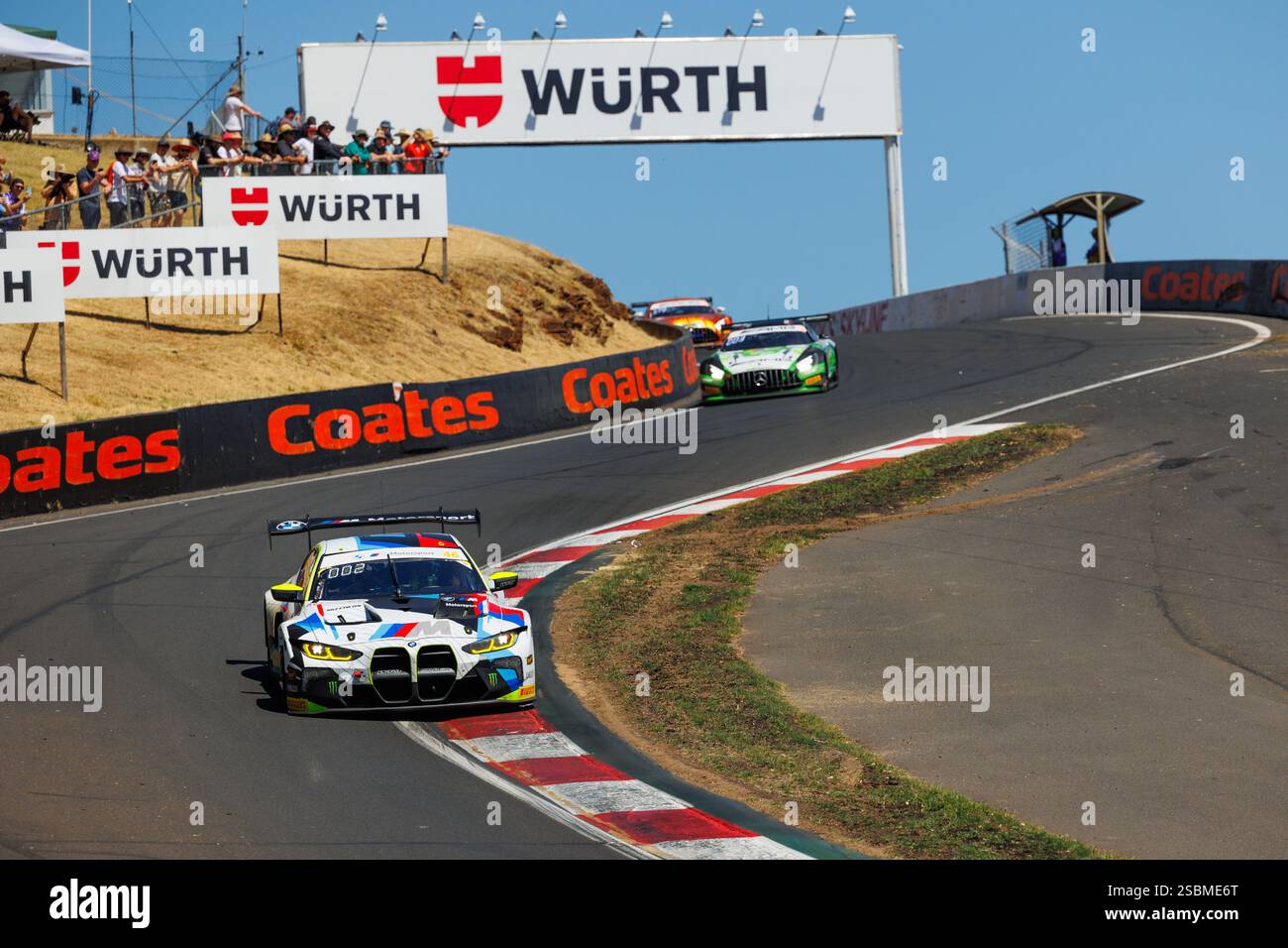 Bathurst, Australia. 02nd Feb, 2025. The #46 Team WRT BMW M4 GT3 driven by Valentino Rossi ...