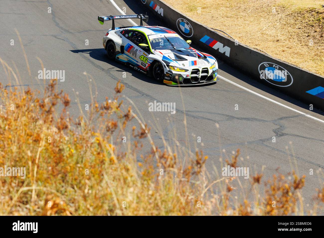 Bathurst, Australia. 02nd Feb, 2025. The #46 Team WRT BMW M4 GT3 driven by Valentino Rossi ...