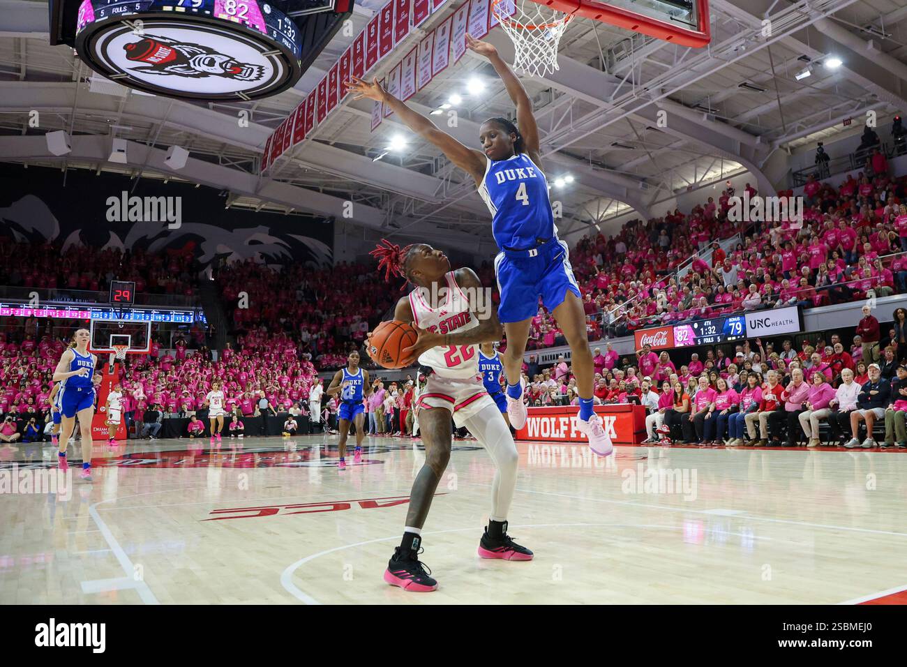 RALEIGH, NC - FEBRUARY 03: NC State Wolfpack guard Saniya Rivers (22 ...