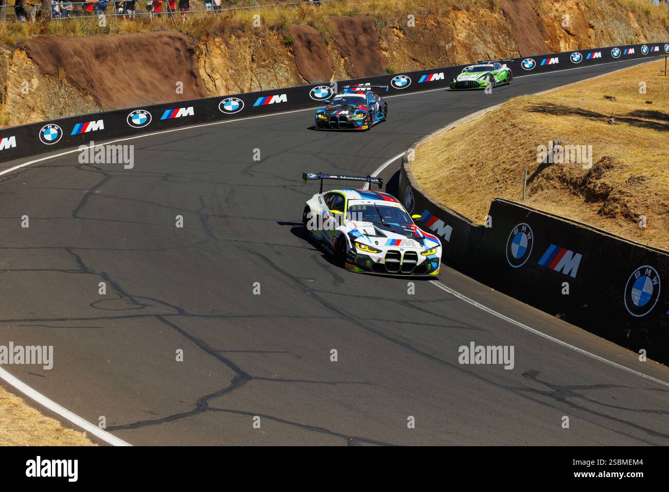 Bathurst, Australia. 02nd Feb, 2025. The #46 Team WRT BMW M4 GT3 driven by Valentino Rossi ...