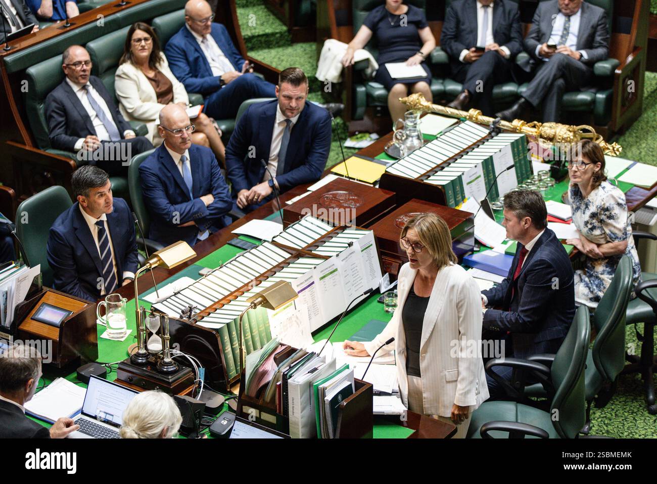 Victorian Premier Jacinta Allan speaks during Question Time in the ...