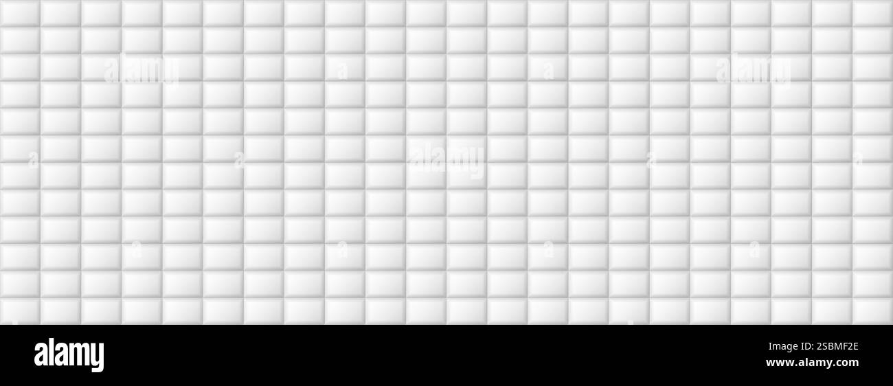 Seamless light grey tile pattern. Rectangle ceramic tiled texture for ...