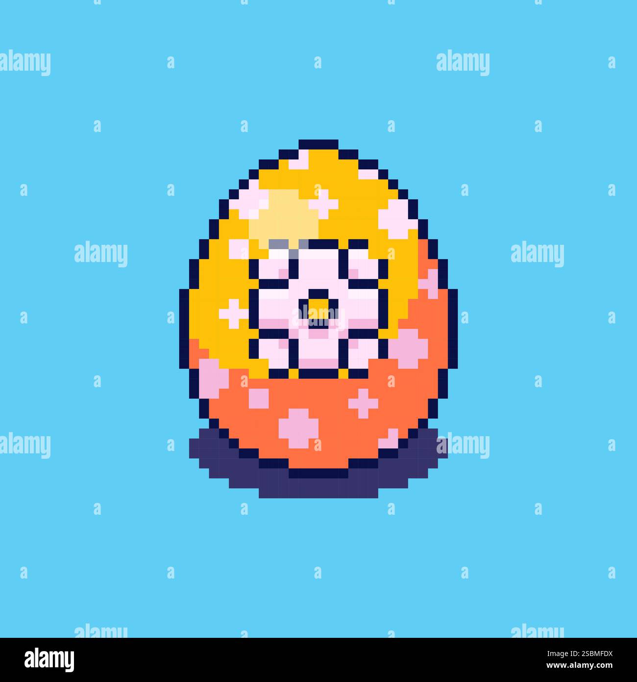 Pixel art Easter Egg game asset design Stock Vector Image & Art - Alamy