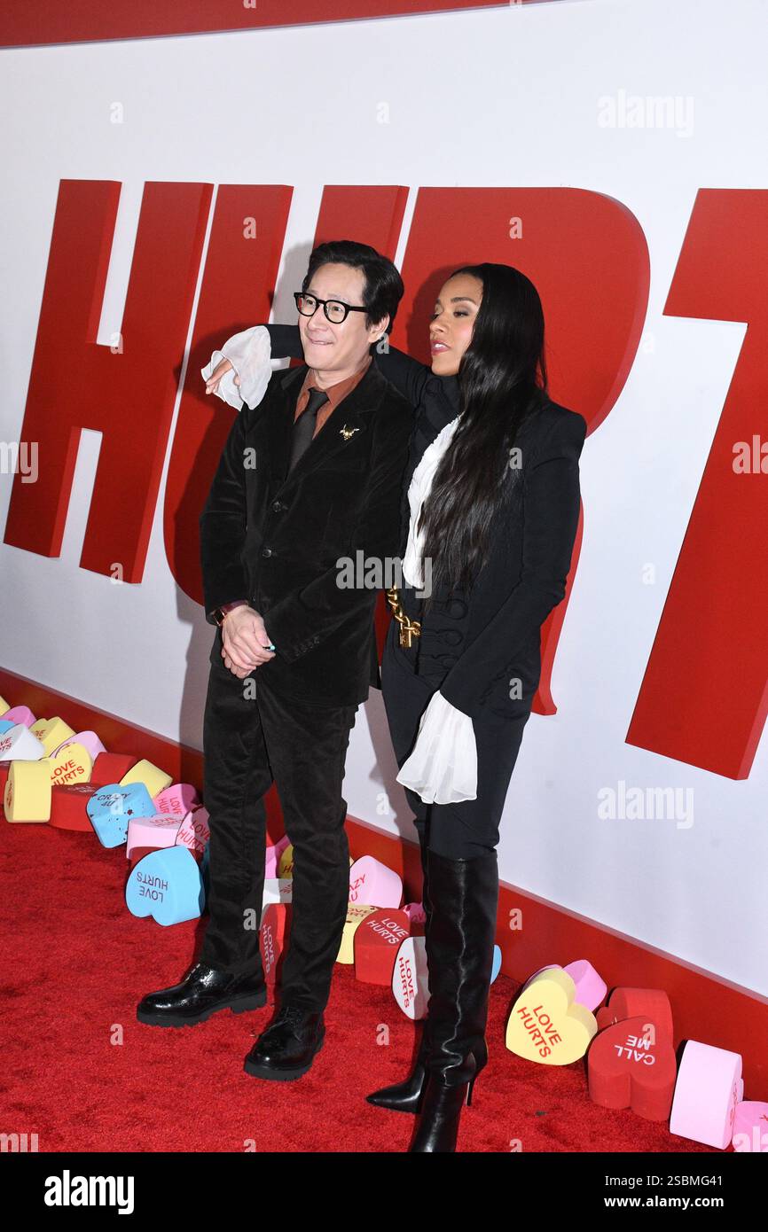 Hollywood, California, USA 3rd February 2025 Actor Ke Huy Quan and Actress Ariana DeBose attend ...