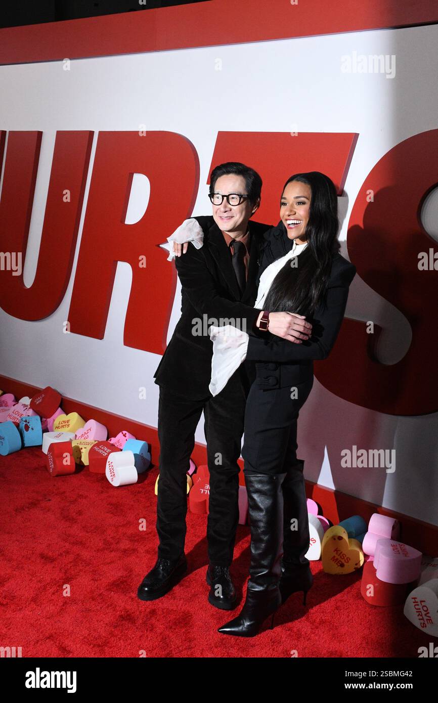 Hollywood, California, USA 3rd February 2025 Actor Ke Huy Quan and Actress Ariana DeBose attend ...