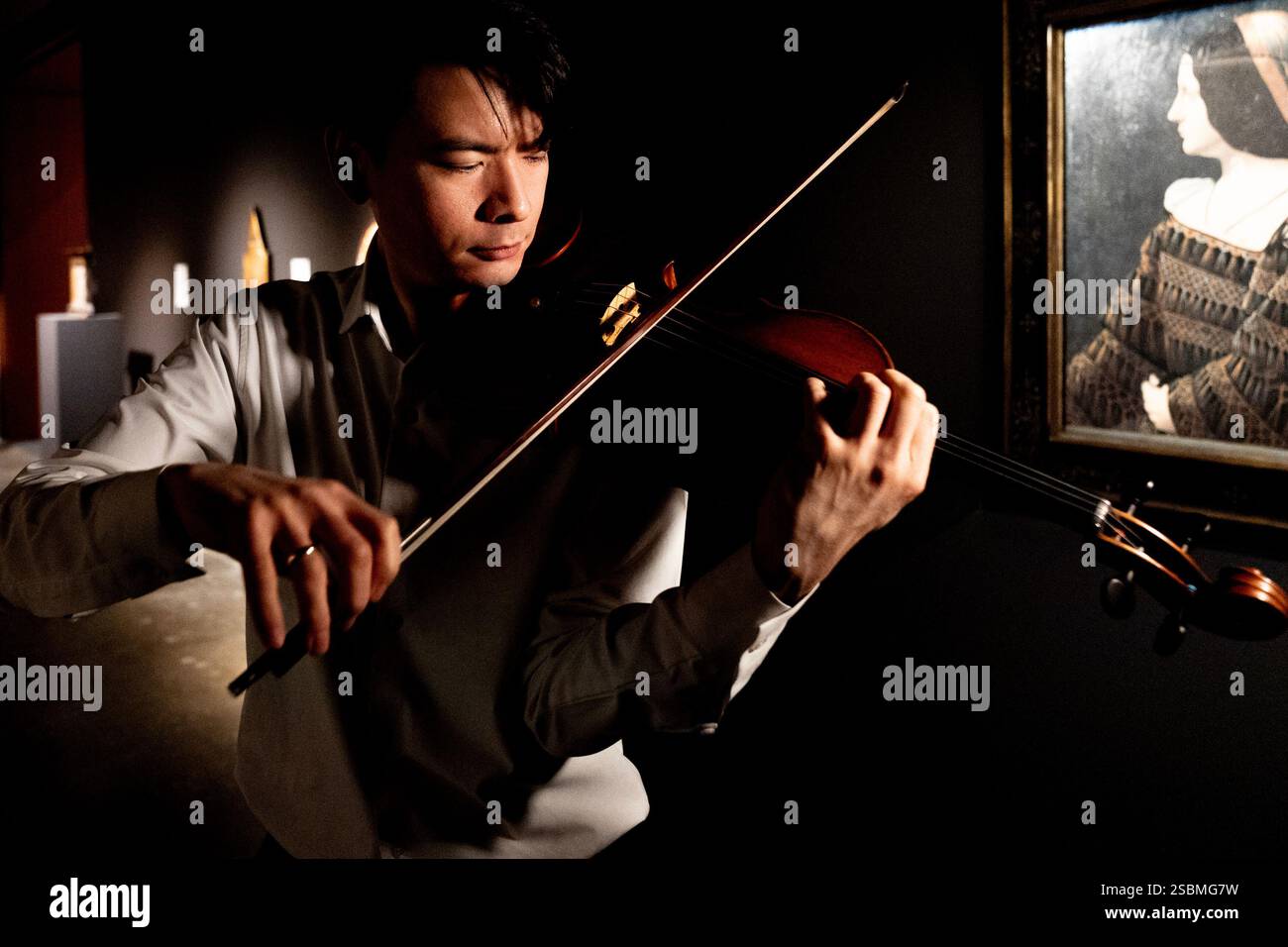 New York, NY, February 3, 2025: Crafted in 1714 by Antonio Stradivari ...