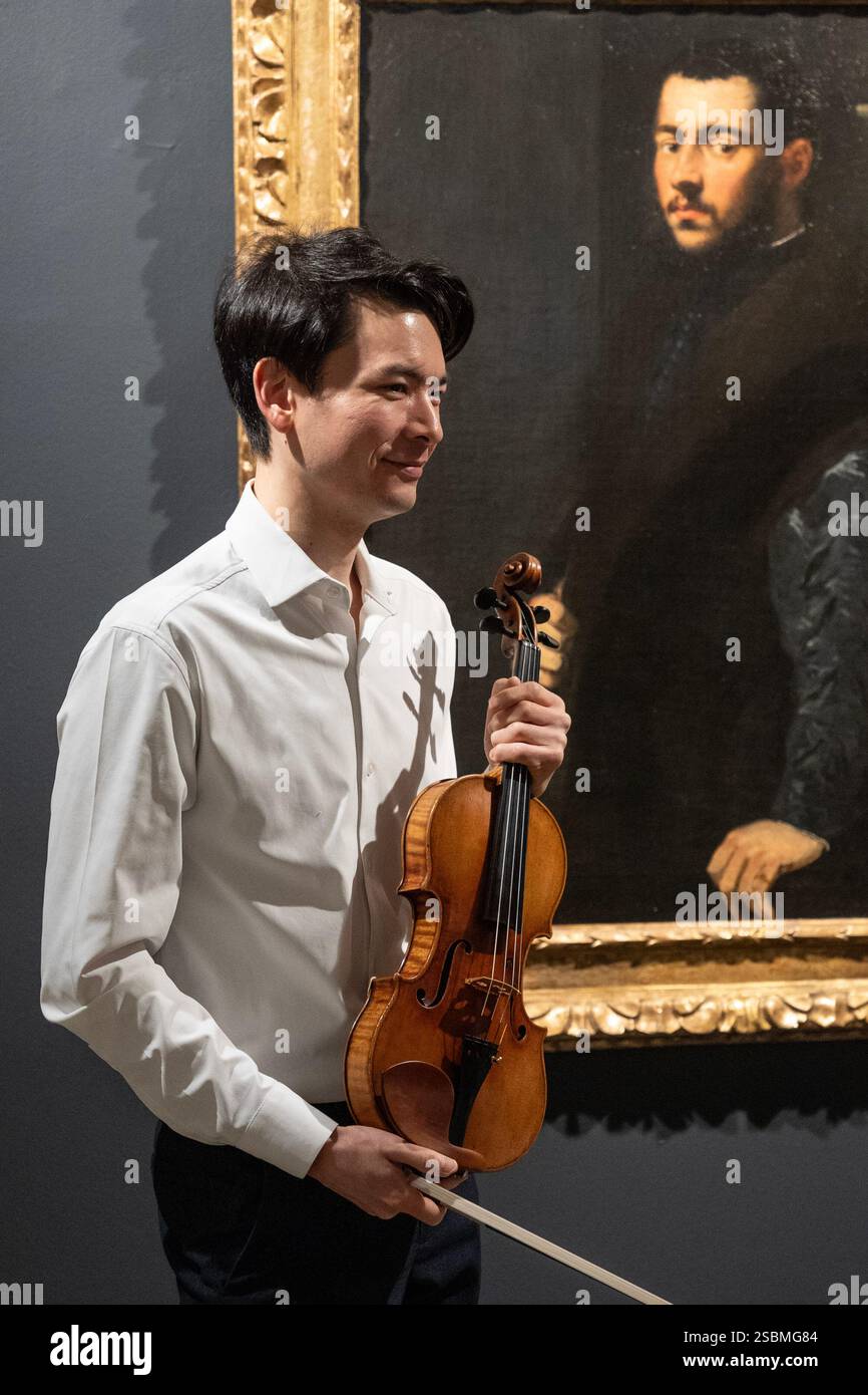 New York, NY, February 3, 2025: Crafted in 1714 by Antonio Stradivari ...