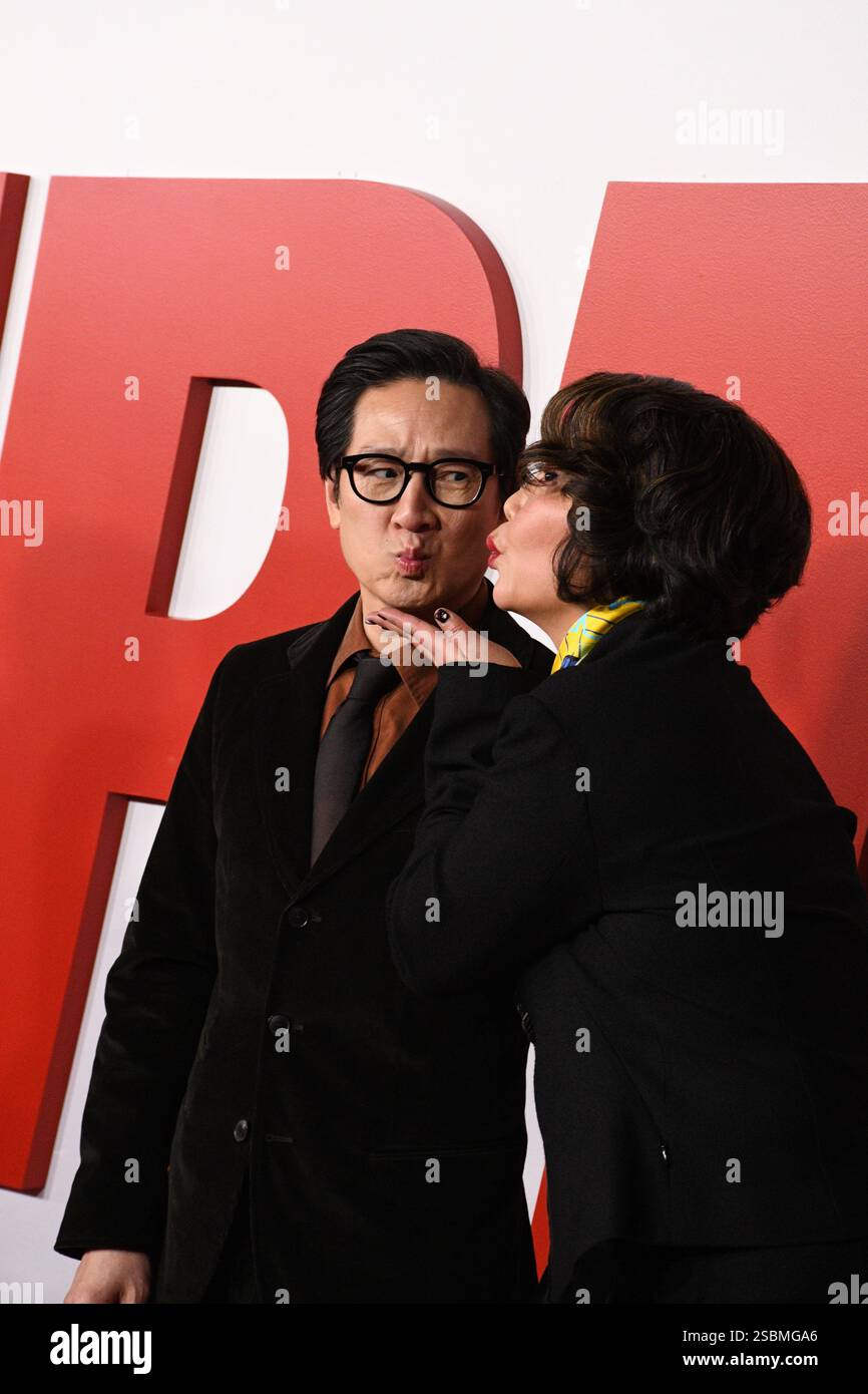 Hollywood, California, USA 3rd February 2025 Actor Ke Huy Quan and wife Echo Quan attend ...