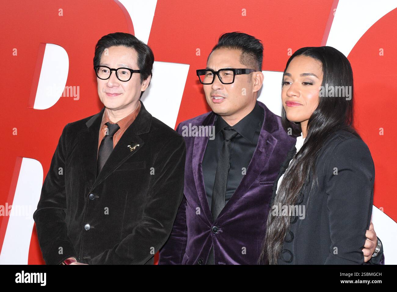 Hollywood, California, USA 3rd February 2025 Actor Ke Huy Quan Jonathan Eusebio and Actress ...