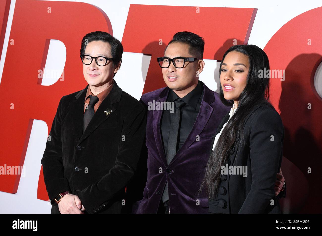 Hollywood, California, USA 3rd February 2025 Actor Ke Huy Quan Jonathan Eusebio and Actress ...