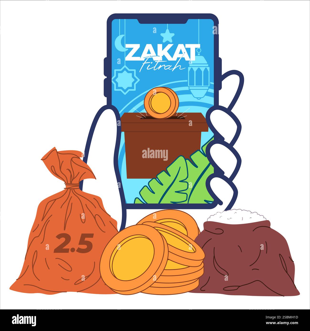 Zakah charity box hi-res stock photography and images - Alamy