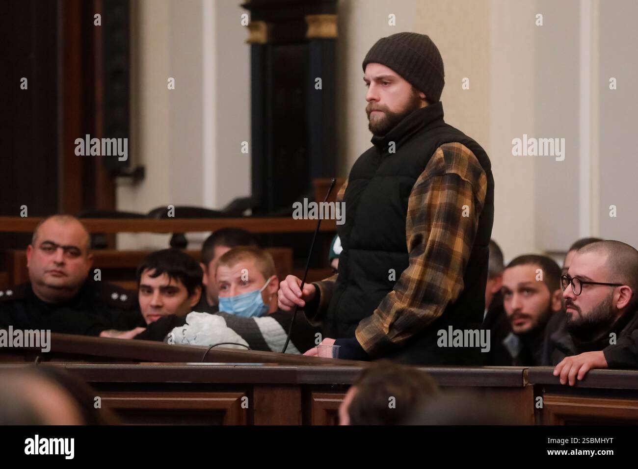 Andro Chichinadze, 28, a theater and film actor who was jailed for ...