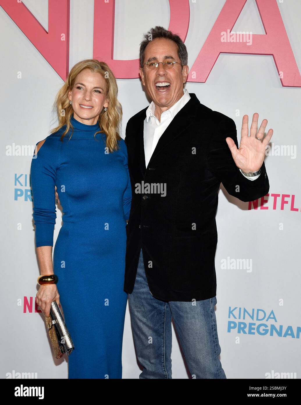 Jessica Seinfeld, left, and Jerry Seinfeld attend the premiere of ...