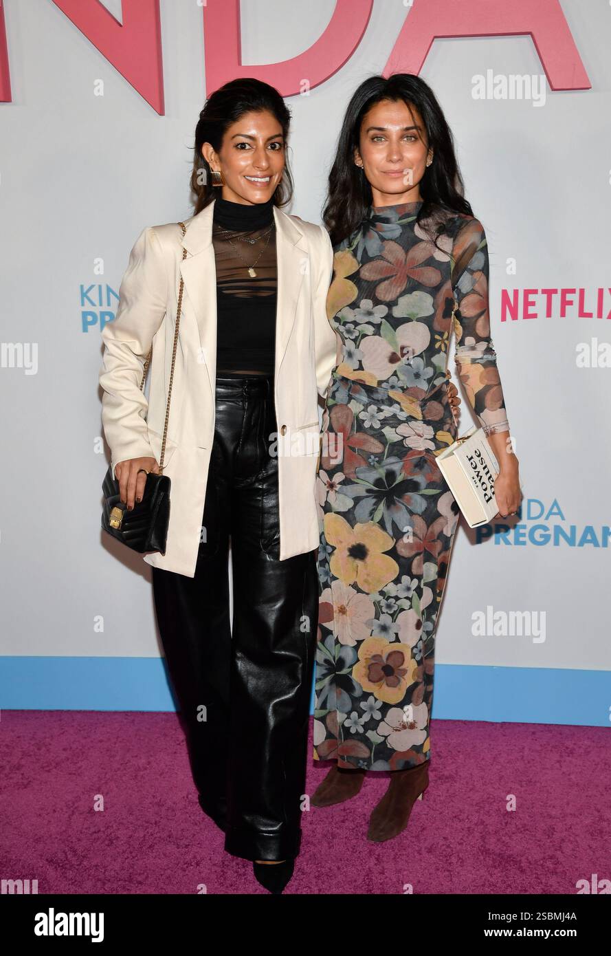 Neeti Narula, left, and Neha Ruch attend the premiere of Netflix's "Kinda Pregnant" at The Plaza ...