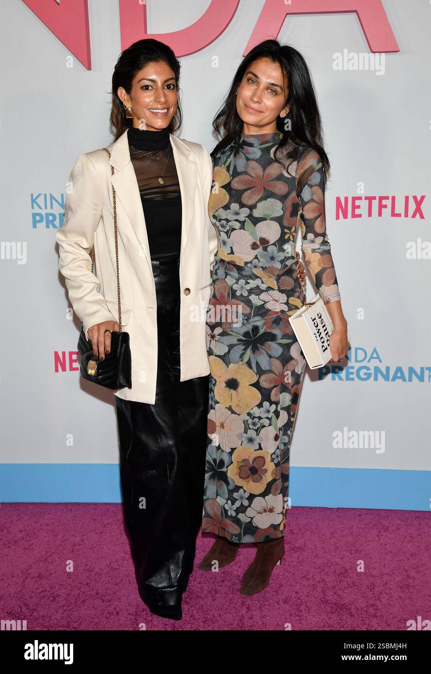 Neeti Narula, left, and Neha Ruch attend the premiere of Netflix's ...
