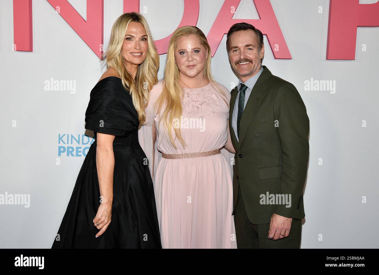 Molly Sims, left, Amy Schumer and Will Forte attend the premiere of ...